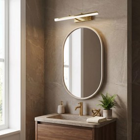 Toolight Rea, Koupelnové nástěnné LED svítidlo APP1873-1W 60cm GOLD, OSW-66028