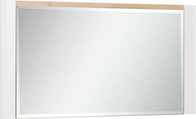 MAXIVA Zrcadlo - BERG 20, 97 x 52 cm, krém/zlatý dub