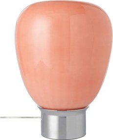 Růžová/v leskle stříbrné barvě skleněná stolní lampa (výška 34 cm) Balloon – Ellos Home