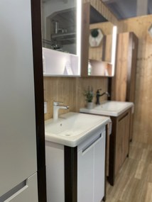 Kingsbath Queen 65 White koupelnová skříňka s umyvadlem