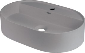 Deante Silia, granitové umyvadlo na desku 550x350x125 mm, šedá metalíza, DEA-CQS_SU6B