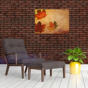 Skleněný obraz s podzimním motivem (70x50 cm)