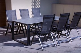 Nábytek Texim Nábytek Antonio Zahradní kovový nábytek - stůl Strong + 6x židle Tony Počet míst: pro 6 osob, Typ sestavy: Jídelní sety