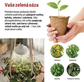 EMOS Bílá LED pěstební lampička 5W Z7901