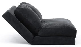 Černá rozkládací pohovka 120 cm Taida – Balcab Home