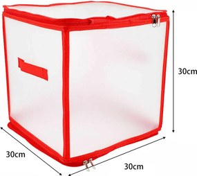 VERK GROUP Vánoční úložný box na baňky, koule a vánoční ozdoby, na 64 kusů