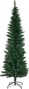 Costway Christmas Tree Umělý vánoční strom 180 cm, zelený