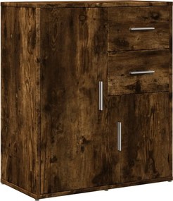 Příborníky 2 ks kouřový dub 60 x 31 x 70 cm kompozitní dřevo 3276564