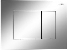 Mexen Tex 02, splachovací tlačítko, lesklý chrom, 6102-03
