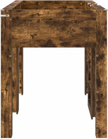 Patrová postel pro děti Kouřový dub 75 x 190 cm 3410471