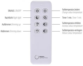 Paul Neuhaus 319-18 - LED Stmívatelná stojací lampa HULA LED/21,5W/230V + DO