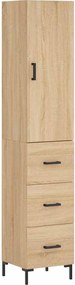 Skříň highboard dub sonoma 34,5 x 34 x 180 cm kompozitní dřevo 3198852