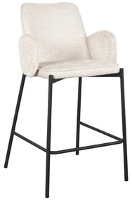 LABEL51 Barová židle JONI krémová 94cm IH-50.187
