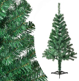 Juskys Umělý vánoční stromek - 120 cm, se stojanem, zelený