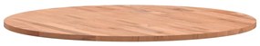Stolní deska Ø 70 x 1,5 cm kulatá masivní bukové dřevo - Default Title