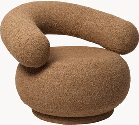 Bouclé křeslo Orbo