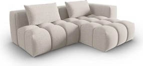 Béžová rohová pohovka (pravý roh/s lenoškou) Verona – Cosmopolitan Design