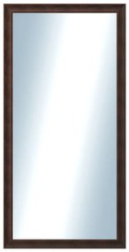 DANTIK - Zarámované zrcadlo - rozměr s rámem cca 60x120 cm z lišty KOSTELNÍ malá hnědá (3165)