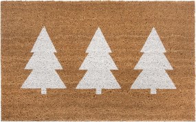 Hanse Home, Rohožka 3 stromy bílá 105670 - na ven i na doma, 45x75, hnědá, chodba / předsíň