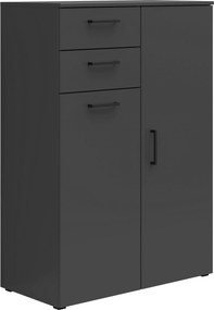 XXXLutz KOMODA, barvy grafitu, 80/115/40 cm Carryhome - Široké komody - 002427022232