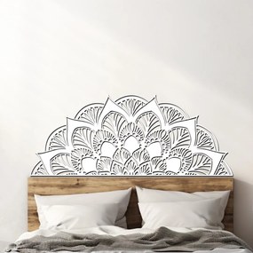 dřevo života Mandala k posteli POTĚŠENÍ Rozměry (cm): 120x48, Barevný vzor: Bílá