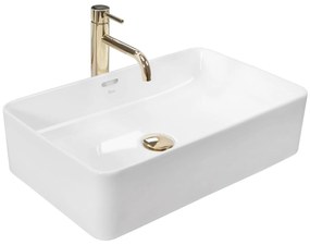 Rea Berta 55 umyvadlo, 56 x 36 cm, bílá, REA-U5055