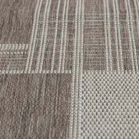 Vopi | Kusový koberec Flat 20632 coffe/natural - 120 x 170 cm