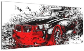 Obraz automobilu - moderní obraz (100x40cm)