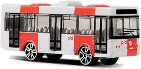 RAPPA 241107 Kovový autobus PID Praha červený 8 cm / od 3 let