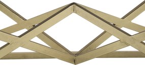 Konferenční stolek Piramid 110 cm zlatý/černý