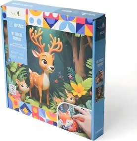 SEKOIA Mozaika Lesní zvířátka / 6 předloh / 1000+ kamínků / od 5 let