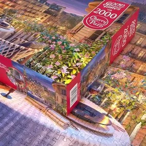 CHERRY PAZZI Puzzle Paříž pro dva / 2000 dílků / rozměr 100 x 70 cm
