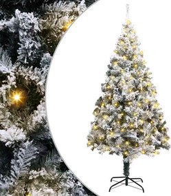 Umělý vánoční stromeček Bílá 180 cm PVC, ocel a plast 3396958