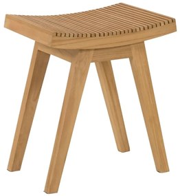 Teaková stolička Kave Home Vicentina 45 cm