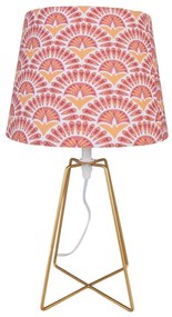 Stolní lampa s barevným vintage stínidlem Roosmarijn – 20x35 cm