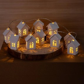 Světelný LED řetěz DOMKY 1,2 m