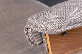 Designová kancelářská židle Uriela ořech / šedá