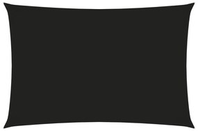 vidaXL Stínící plachta oxfordská látka obdélníková 3 x 5 m černá