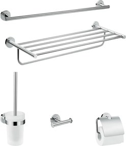 Hansgrohe Logis Universal, sada koupelnových doplňků 5v1, chrom, HAN-41728000