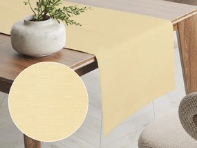 Biante Teflonový běhoun na stůl TF-018 Světle žlutý 20x160 cm