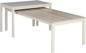 Konferenční stolek FROST 75x40 cm, krémový