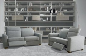Pregio Italia sofa&relax Stylová luxusní sedačka ZAK Provedení: 2 místná, Vzorník látek: tekno fibra 03 milk