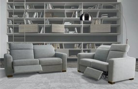 Pregio Italia sofa&relax Stylová luxusní sedačka ZAK Provedení: 2 místná, Vzorník látek: tekno fibra 32 grey