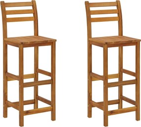 3dílný zahradní barový set masivní akáciové dřevo 3154390