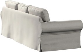 Potah na pohovku IKEA  Ektorp 3-místná, nerozkládací barva šedá látka pletený vzor