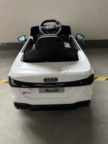 AIYAPLAY Elektrické dětské auto 12V Audi A5L s dálkovým ovládáním, lithiová baterie, 2 motory, dálkové ovládání, růžová