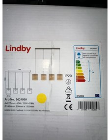 Lindby | Lindby - Lustr na lanku ZALIA 4xE27/60W/230V | LW1105