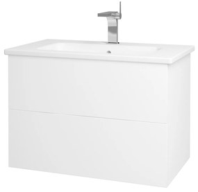 Dřevojas Koupelnová skříň VARIANTE SZZ2 80 (umyvadlo Euphoria) Varianta: N01 Bílá lesk / M05 Béžová mat