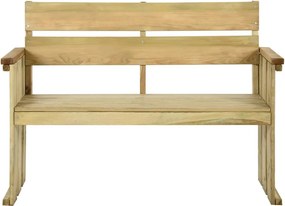 Zahradní lavice 121 cm impregnované borové dřevo 318407