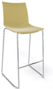 GABER - Barová židle KANVAS ST 76 - vysoká, šalvějová/chrom